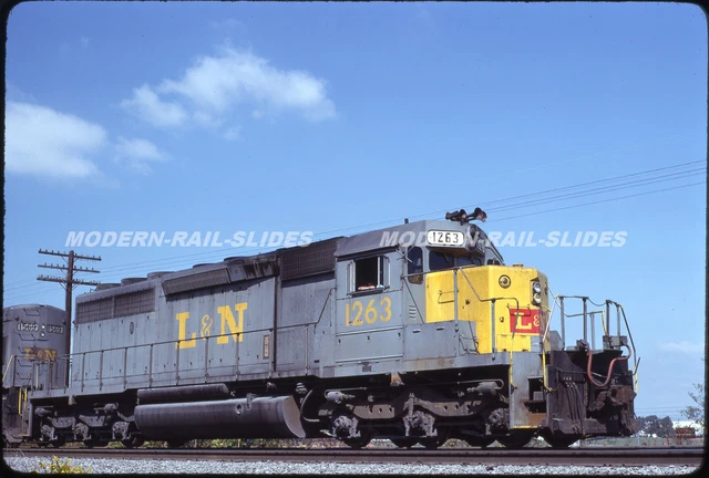 ORIGINAL SLIDE: LN L&N Louisville and Nashville 1263 SD40-2 $9.50 ...