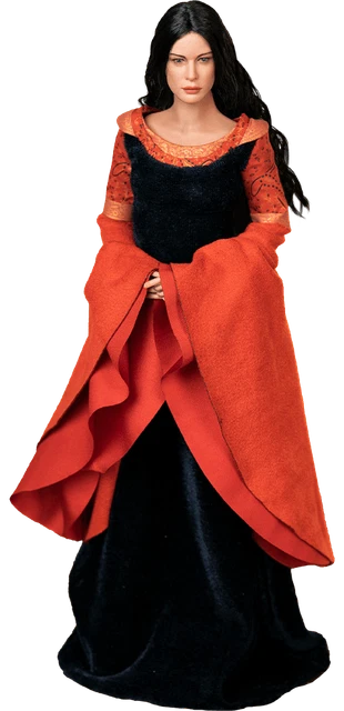 LORD OF THE Rings Liv Tyler Arwen Death Frock action figure 1/6 Asmus ...