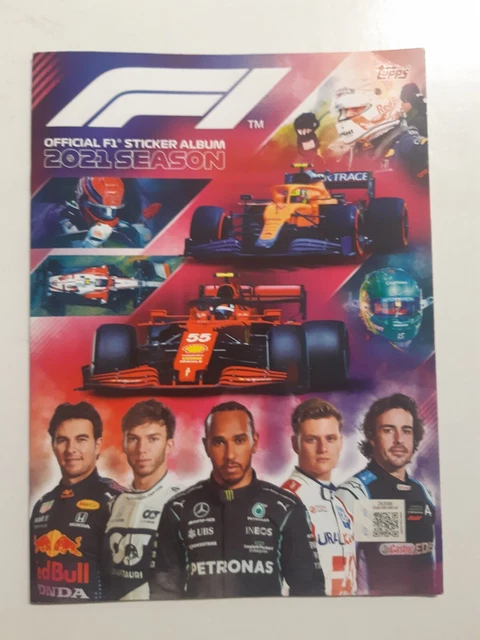ÁLBUM VACÍO F1 Official Sticker Album 2021 Season Incluidas 4 Figuras ...
