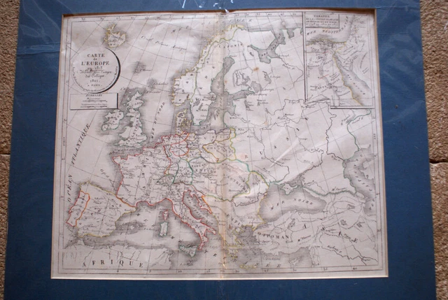 CARTE DE L'EUROPE en 1813 napoleonic campaigns map original EUR 15,00 ...