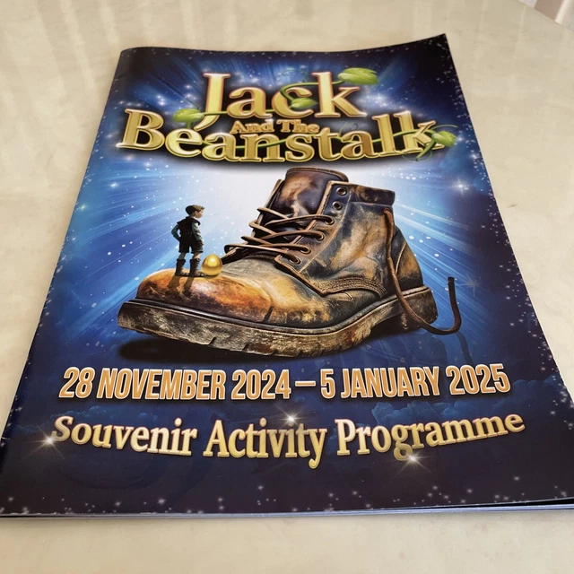 JACK AND THE Beanstalk Pantomime Brochure Towngate Theatre Basildon ...