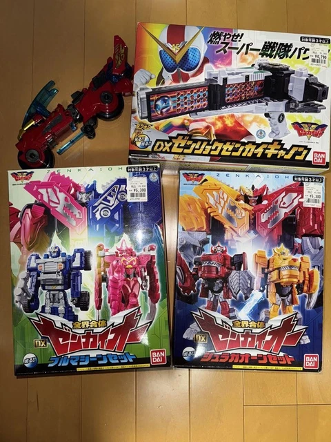 POWER RANGERS KIKAI Sentai Zenkaiger Megazord Machine 4p set BANDAI ...