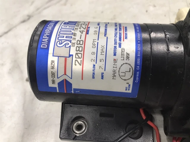 92 SEA RAY 250 Sundancer Boat Shur Flo 2.8 GPM 45 PSI 12 V Volt water ...