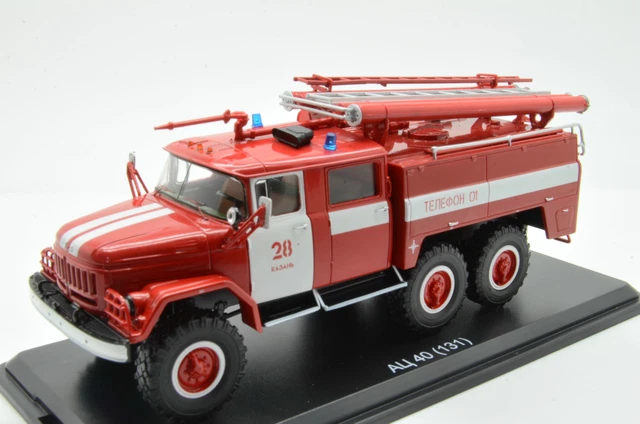 VERY RARE !!!! Zil 131 Atz-40 AC-40 Fire Truck Russian USSR SSM SSM1079 ...