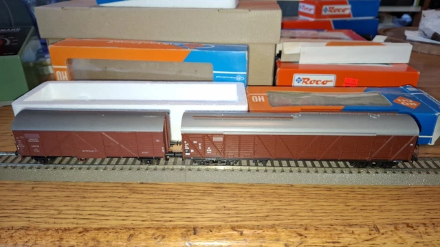 ROCO GÜTERWAGEN H0 Bromberg DB Ep. III und Leipzig DR EUR 1,00 ...