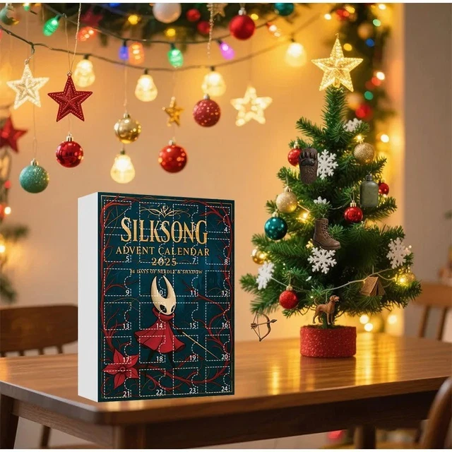 2025 SILKSONG ADVENT Calendar: Hollow Knight Sequel Christmas Tree, 2D ...