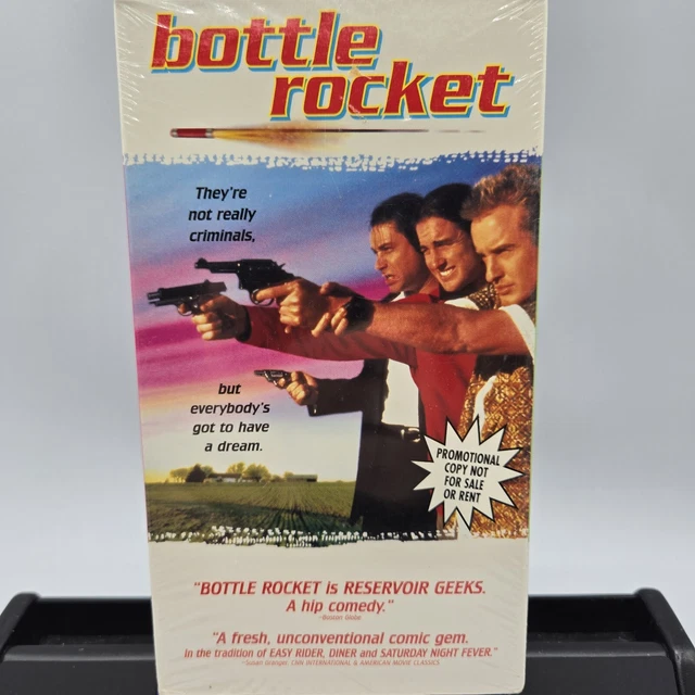 BOTTLE ROCKET (VHS, 1996, Columbia Pictures) RARE PROMO COPY! Wes ...
