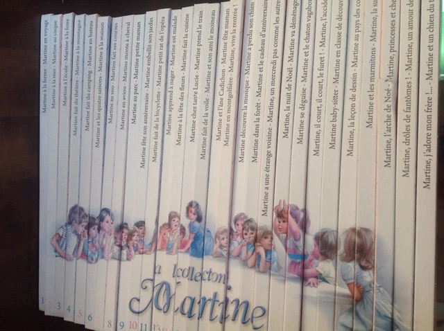 LA COLLECTION MARTINE complète et intégrale 29 livres et 58 histoires ...