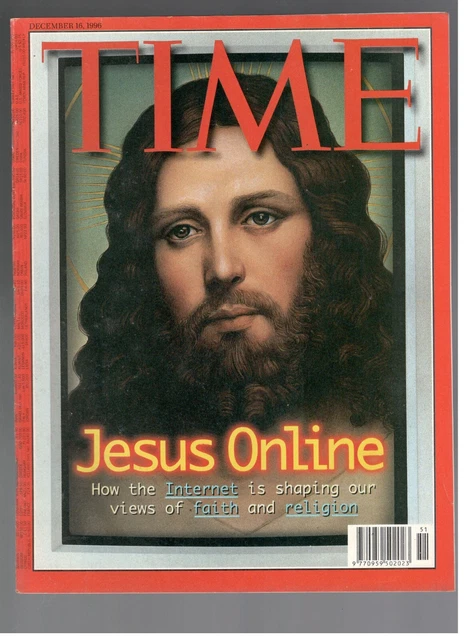 MAGAZINE TIME DECEMBER 16, 1996 Jesus On Line Catholique EUR 29,93 ...