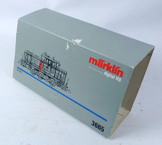 MÄRKLIN 3665 LEERKARTON Karton Hülse Schuber Diesellok BR 260 417-1 ...