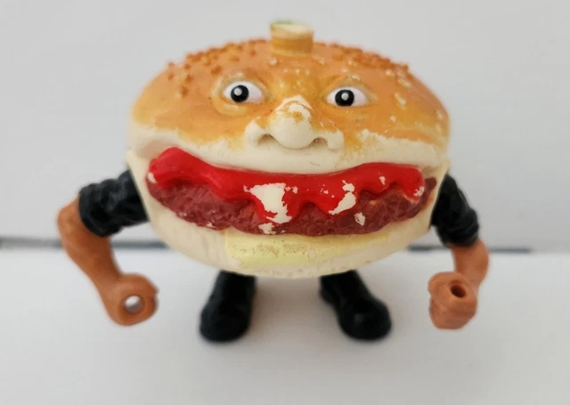 VINTAGE 1988 FOOD Fighters Burgerdier General Action Figure Mattel ...