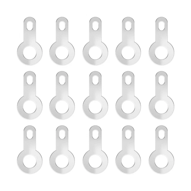 200PCS CRIMP RING Terminal 3.2mm Solder Tag Lug Plate Bare Ring ...