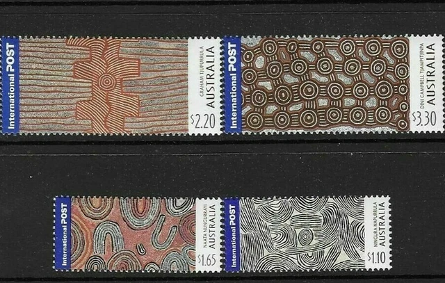 MINT 2003 ART Of Papunya Tula Aboriginal Art International Stamp Set ...