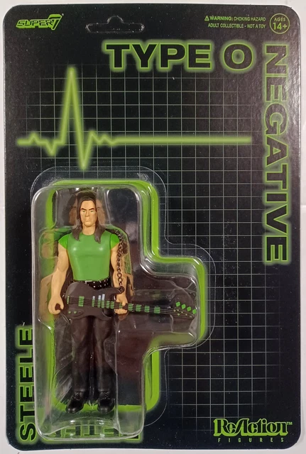 TYPE O NEGATIVE Peter Steele - Super7 / Reaction - 10 cm / 3 3/4" EUR ...