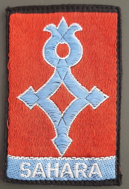 TISSU SAHARA LÉGION /Compagnie Méhariste / Saharienne Patch Uniforme ...