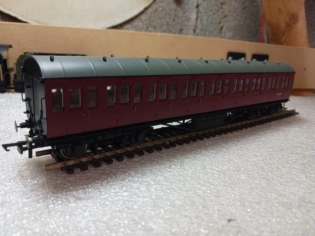 HORNBY R4690A BR (Ex-LMS) Non-Corridor 57' Third Coach OO Gauge Boxed ...