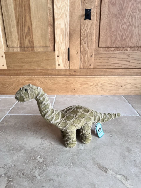 RARE JELLYCAT - Little Delaney Diplodocus - Retired Soft Plush Toy dino ...