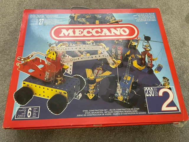 VINTAGE MECCANO CONSTRUCTION Set No 2 in Original Box £19.00 - PicClick UK