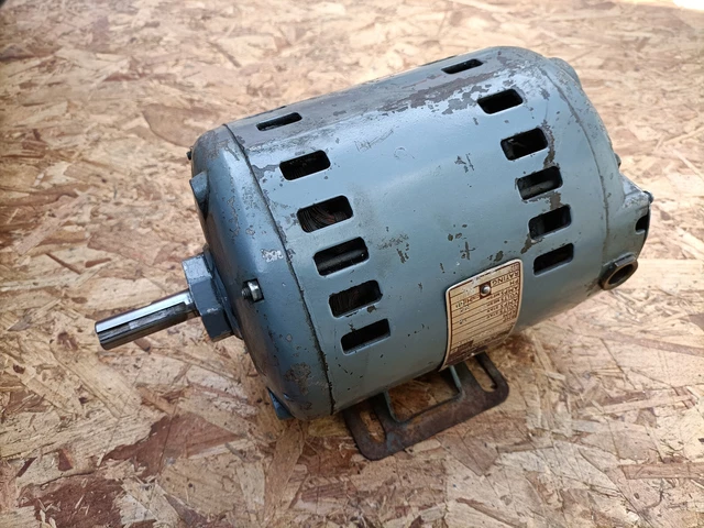 CROMPTON PARKINSON 3 Phase Electric Motor 0.75hp - Boxford Lathe etc (8 ...