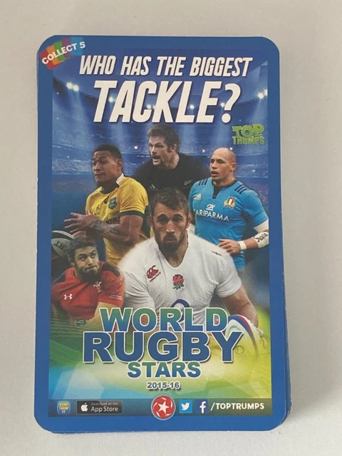 WORLD RUGBY STARS 2015-16 Top Trumps Pick Your Own Trump Rugby Trading ...
