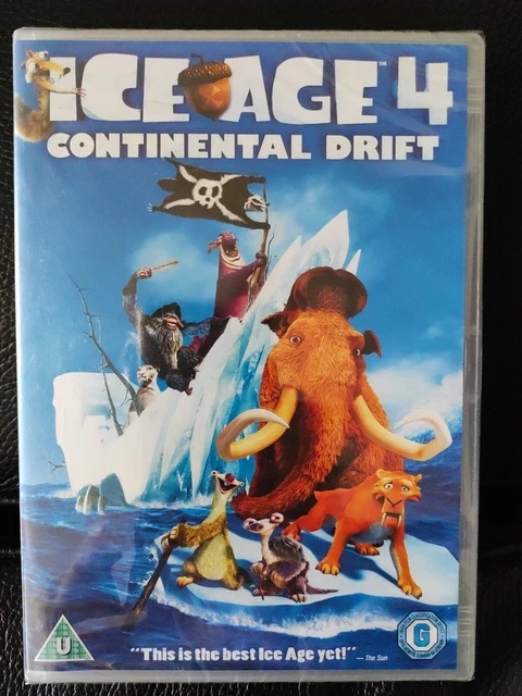 ICE AGE 4 - Continental Drift DVD - children animated fun NEW & SEALED ...