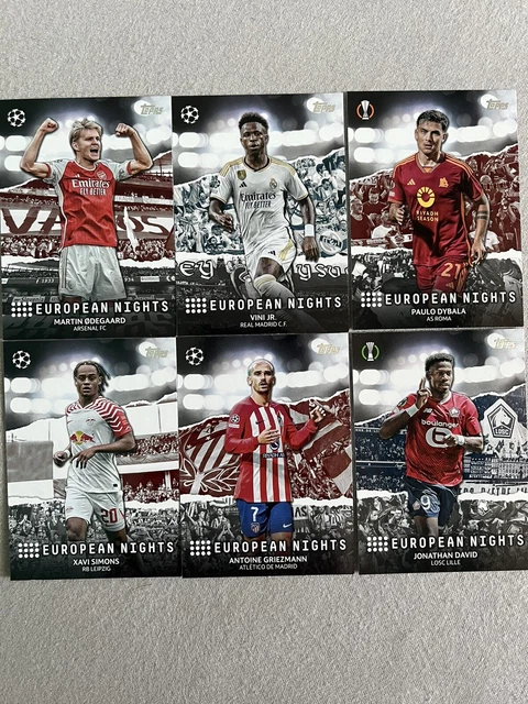 TOPPS 23/24 UCC Flagship UEFA Club Competitions 10 European Nights ...