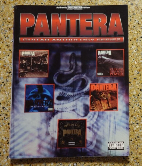 PANTERA GUITARRA ANTOLOGÍA Tab Partituras Acordes Letras Metal Rock ...