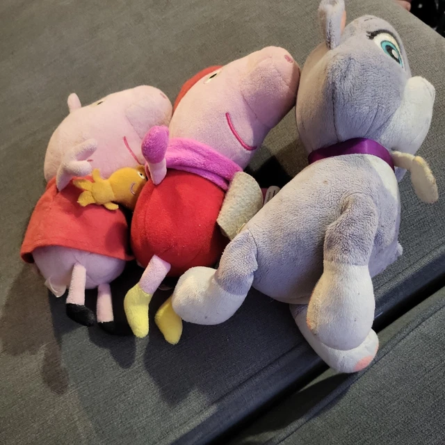 PEPPA PIG SOFT cuddle toy x2 one paw patrol cat x1 £1.16 - PicClick UK