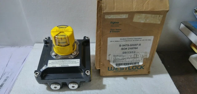 WESTLOCK CONTROL S-9479-SHAF-8 Explosion Proof Rotary Position Monitor ...