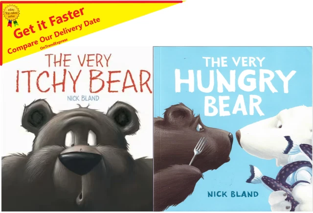 THE VERY HUNGRY Bear & Itchy Bear By Nick Bland Children Story Book Set ...
