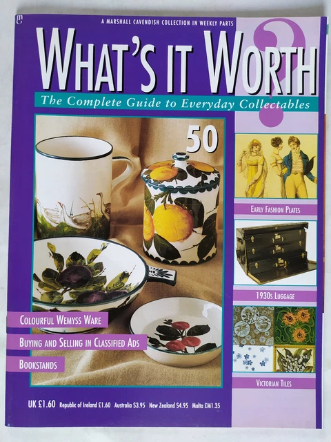 WHAT'S IT WORTH Magazine Collectables Partworks Marshall Cavendish 1993 ...