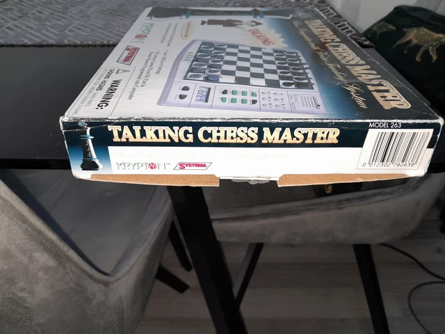 TALKING CHESS MASTER Chess Computer With Voice Teaching System Fully ...