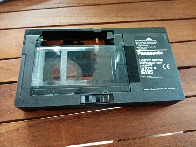 PANASONIC VHS-C-VHSC MAGNETOSCOPE VHS K7 VIDEO CASSETTE ADAPTER £40.98 ...