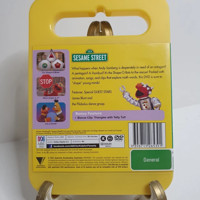 123 SESAME STREET Elmo's Shape Adventure ( Dvd, 2012 ) Region 4 $9.20 ...