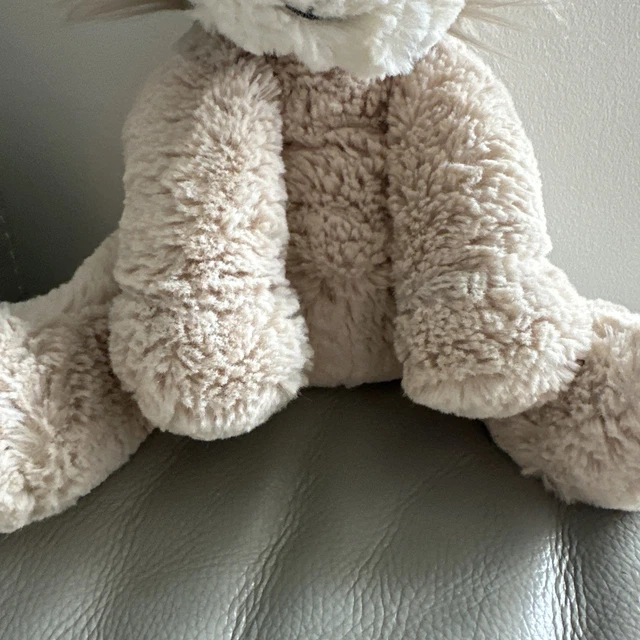 THE LITTLE WHITE Company Rory Lion Soft Toy Plush Comforter Beanie ...