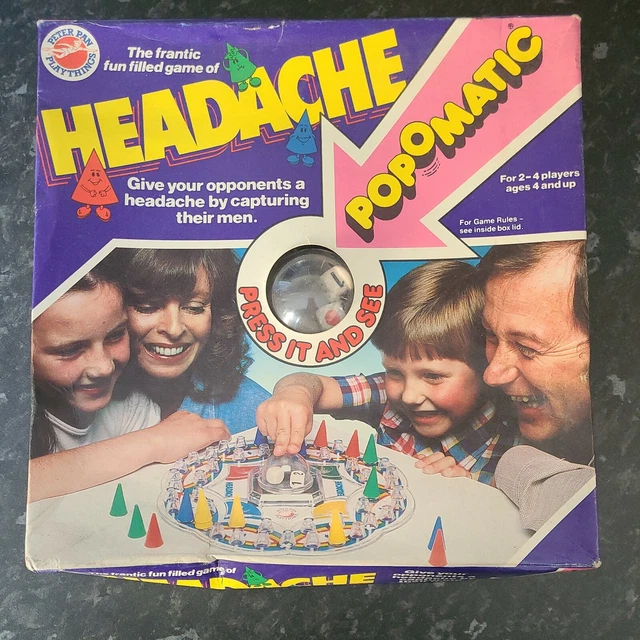 VINTAGE PETER PAN "HEADACHE" Board Game 1970’s - Like Frustration £5.00 ...