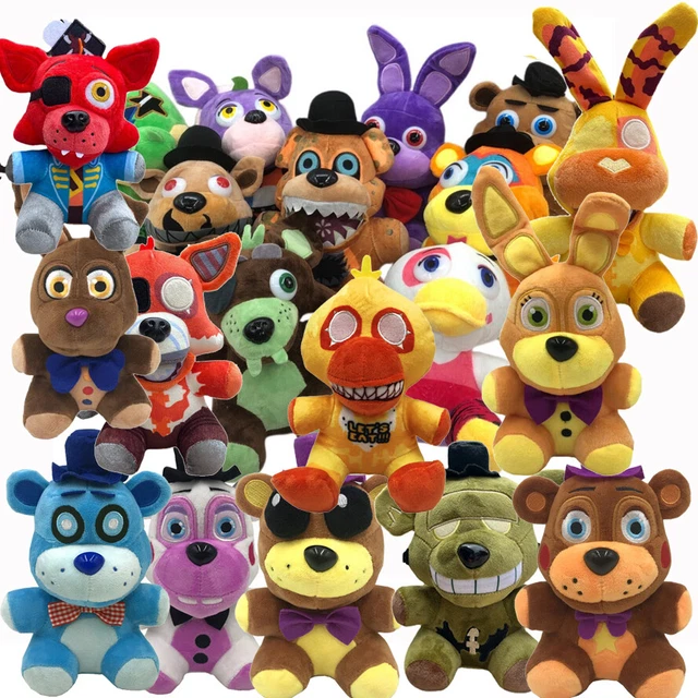 FNAF PLUSHIES FIVE Nights at Freddy's Plush Doll Toy Bear-Foxy Sundrop ...