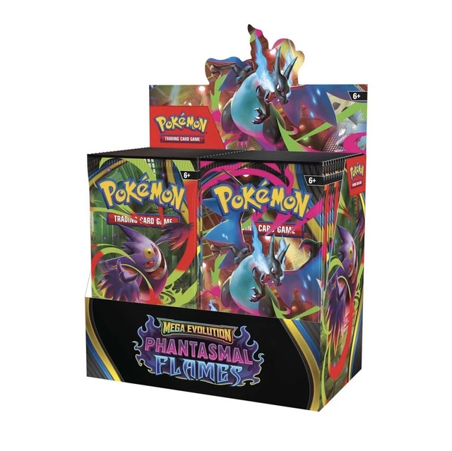 POKEMON TCG: PHANTASMAL Flames Booster Box (36 Packs) New & Sealed - IN ...