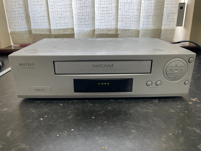 MATSUI VHS VIDEO Cassette Tape Player Recorder Nicam 4 Head NTSC HQ VCR ...