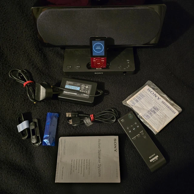 SONY WALKMAN NWZ-E443 + Sony SRS-NWGU50 Docking + Remote + AdaptorPS ...
