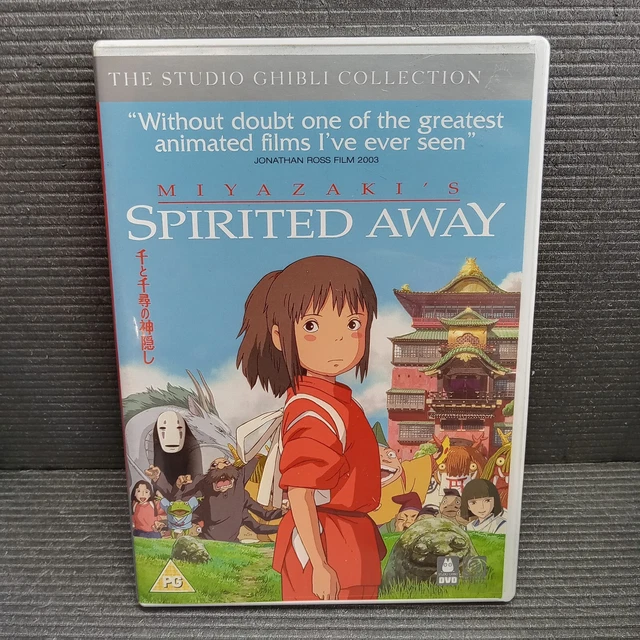 SPIRITED AWAY Hayao Miyazaki STUDIO GHIBLI DVD + Fold Out Poster * UK ...