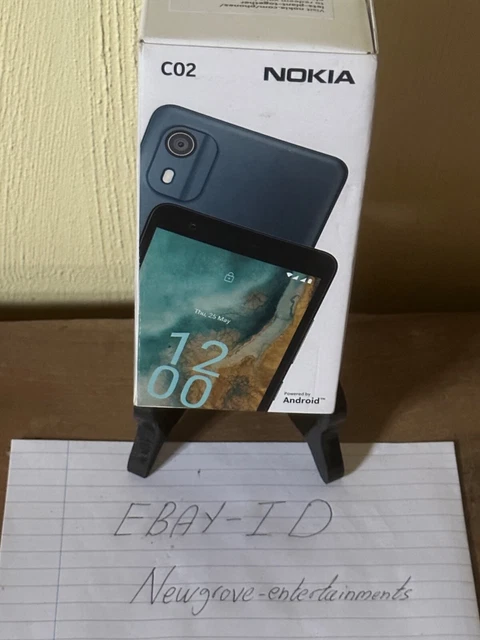 NOKIA C02 2GB Ram/32GB Unlocked Charcoal Brand New Sealed £59.99 - PicClick UK