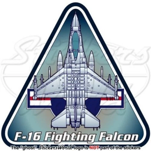 GENERAL DYNAMICS-LOCKHEED F-16 Fighting Falcon US AirForce Sticker USAF ...