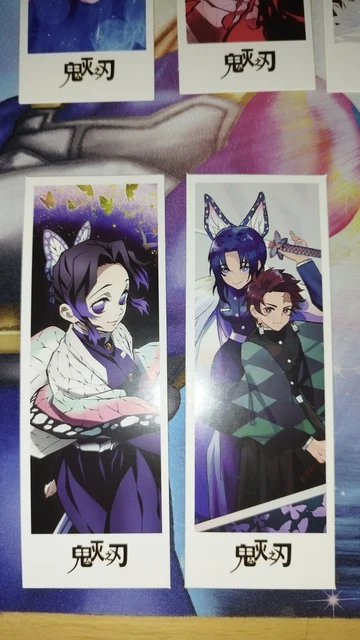 LOT MARQUE PAGES Shinobu Kocho Demon Slayer Kimetsu no Yaiba bookmark ...