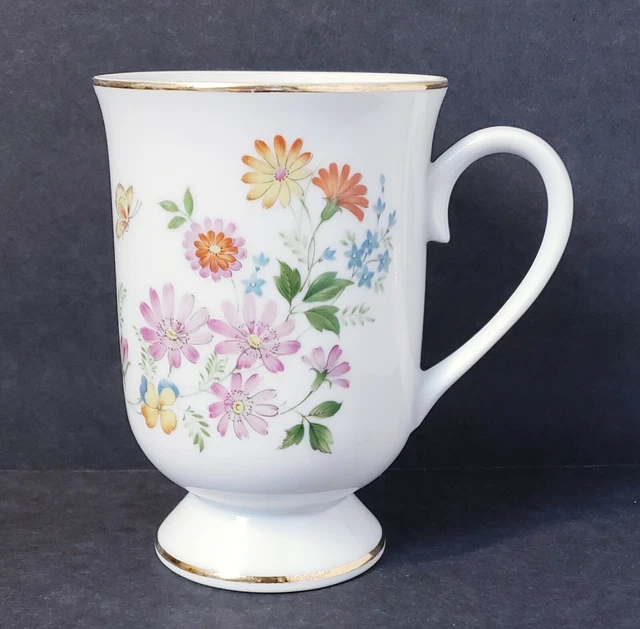 SPRING GARDEN ROYAL Domino Collection 8 oz. Irish Coffee Mug Cup Made ...