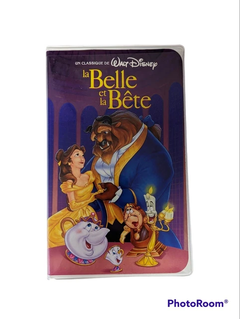 BEAUTY AND THE BEAST La Belle et La Bête VHS ** Walt Disney FRENCH Rare ...