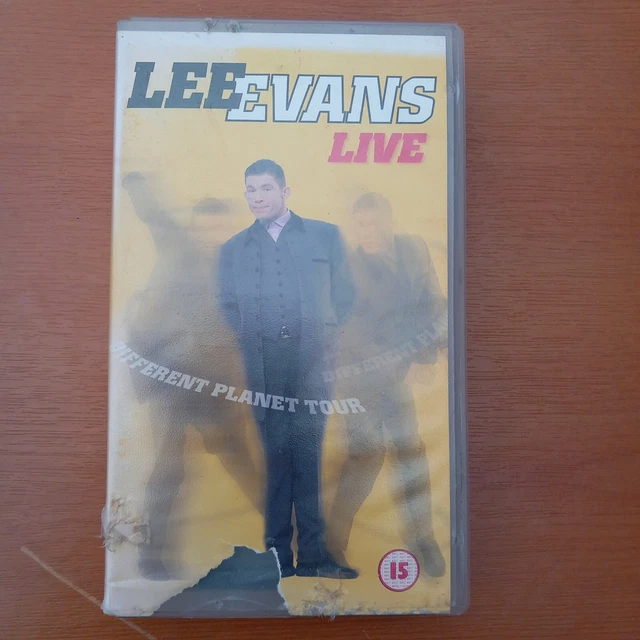 LEE EVANS LIVE VHS PAL Video Tape Different Planet Tour Stand Up Cert ...