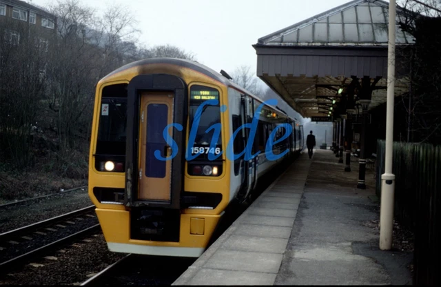 BRITISH RAIL DIESEL Multiple Unit Dmu 158746 1992 Hebden Bridge Origi ...