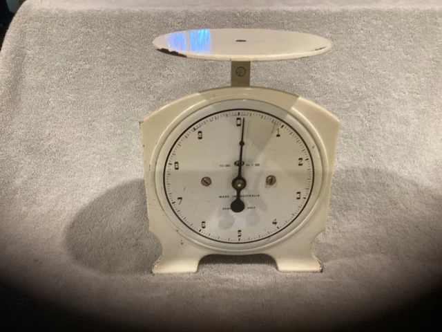 VINTAGE KITCHEN SCALES, 10lb, Made in Australia $25.00 - PicClick AU
