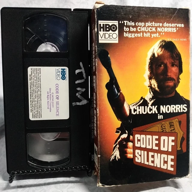 CODE OF SILENCE (VHS, 1990) Cannon HBO Video SWB Combined Shipping £4. ...